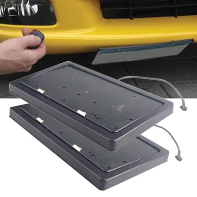 Electric Automobile License Plate Frame Bracket Flipper with Remote ...
