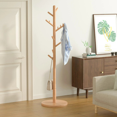 Single Clothes Rack Floor Hanger Stand For Living Room Storage Dress ...