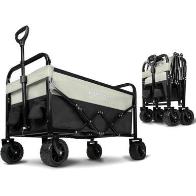 Push Cart Dolly Foldable Beach Wagon Camping Carts Grocery/Beach/Garden ...