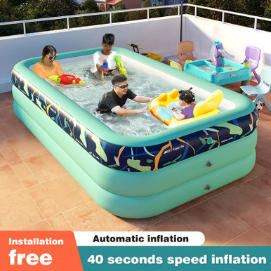 3M Big Inflatable Large Pools for Family Swimming Pool Rectangular ...