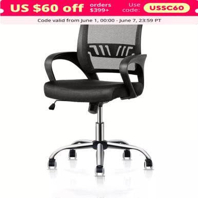 Home Office Chair Ergonomic Desk Chairs Mesh Computer with Lumbar ...