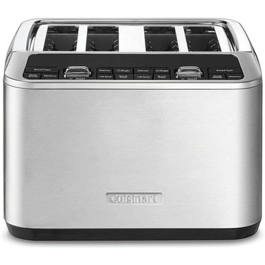 4-Slice Motorized Toaster Black Toaster for Bread Maker Machine Making ...