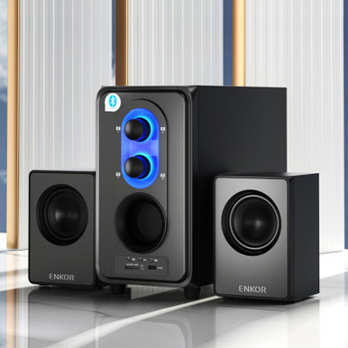 New Product Active Speakers 2.1 CH Desktop Subwoofer Laptop Pc Powered ...