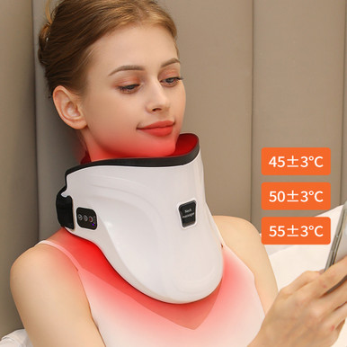 Electric Cervical Traction Neck Massager Machine Heated Physiotherapy ...