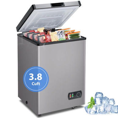 Chest Freezer, Small Deep Freezers Top Door with Removable Basket, 7 ...