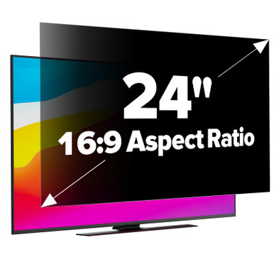 [2-Pack HD Computer Privacy Screen 24 inch,