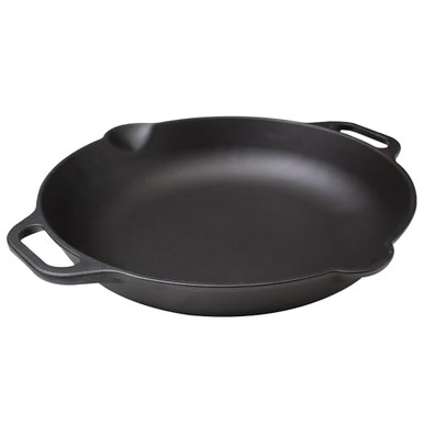 Victoria 13-Inch Cast Iron Skillet, Pre-Seasoned Cast Iron Frying Pan ...