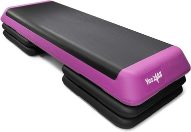 Yes4All Aerobic Step Platform Health Club - Pink Black