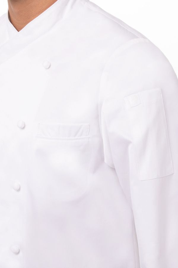 Milan-Style Italian Chef Coat | Egyptian Cotton Chef Jacket