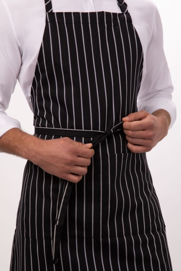 Chef Works Butcher Bib Apron | Butcher Apron with Pockets