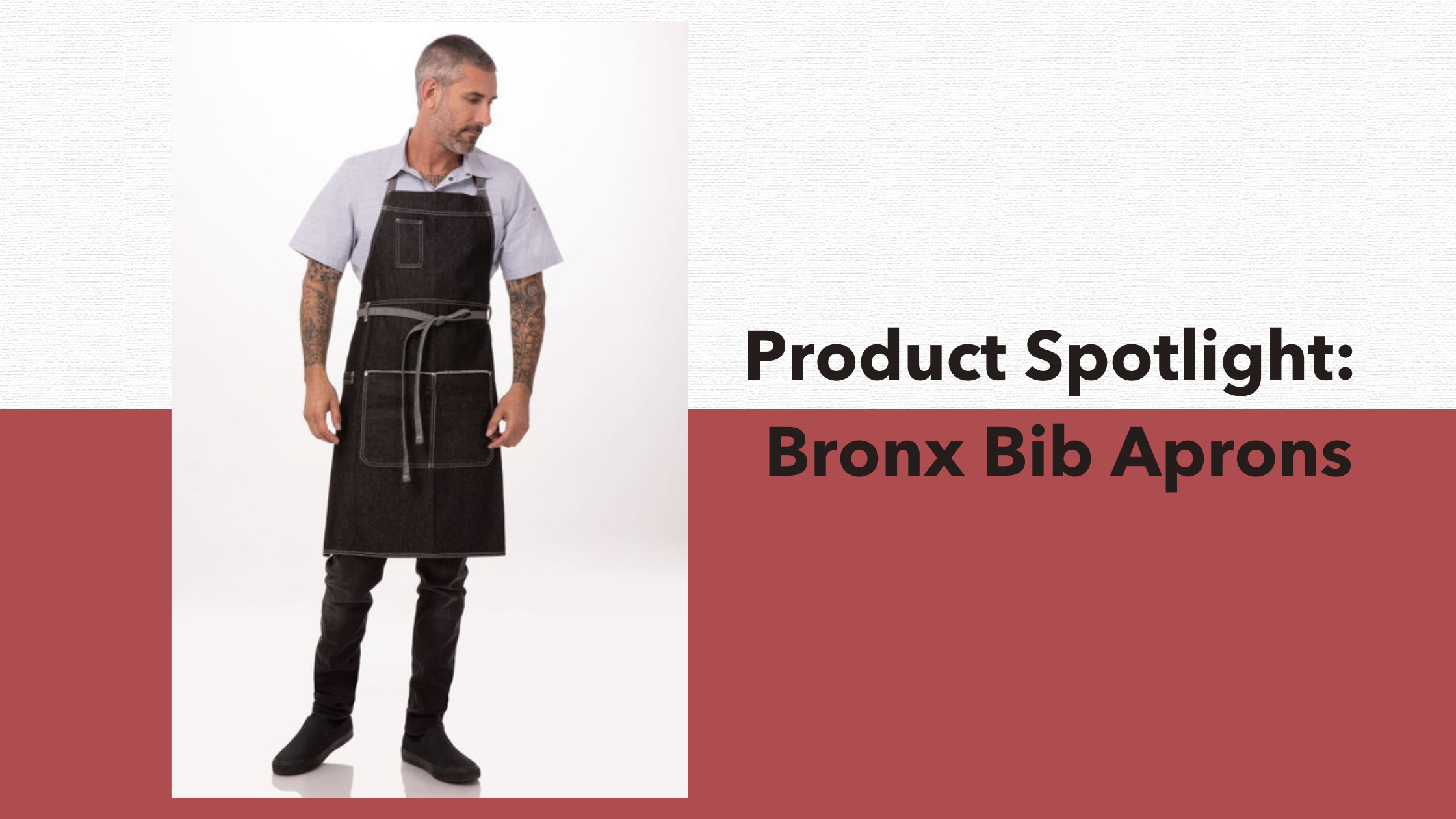 Product Spotlight: Bronx Bib Aprons - ChefsCloset