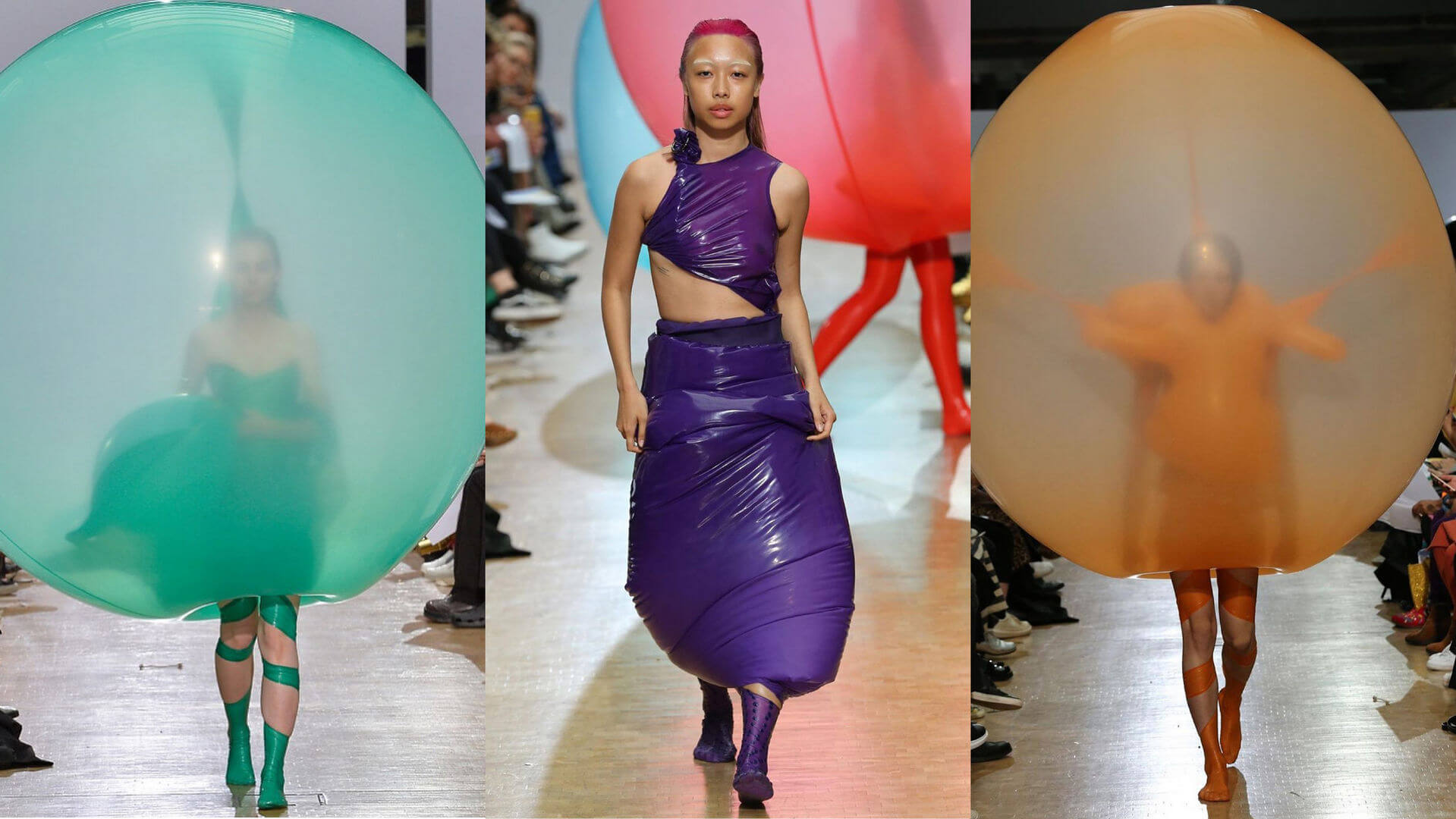 Ropa con inflables en las pasarelas del mundo - co.aeroinflables.com