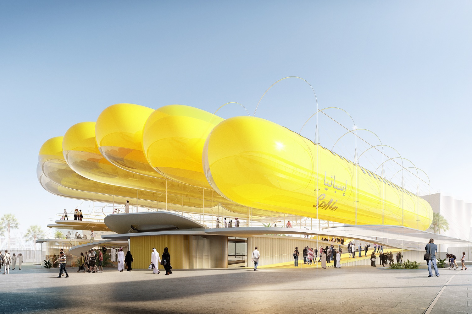 Pabellón inflable para Expo Dubai - co.aeroinflables.com