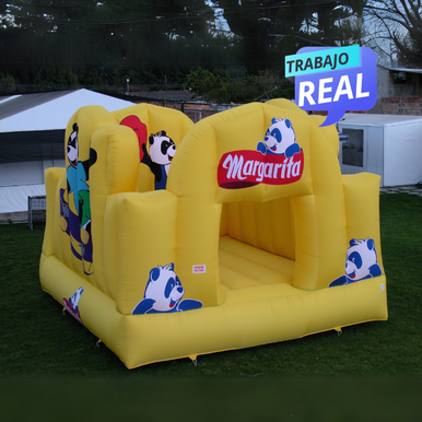 Saltarín Inflable Branding | 3 X 3 X 3 metros.