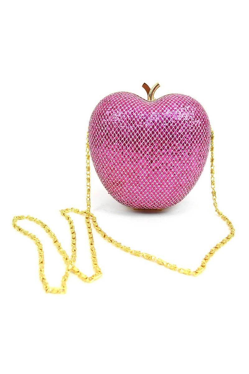 Apple Shape Glitter Bag - Prom-Avenue