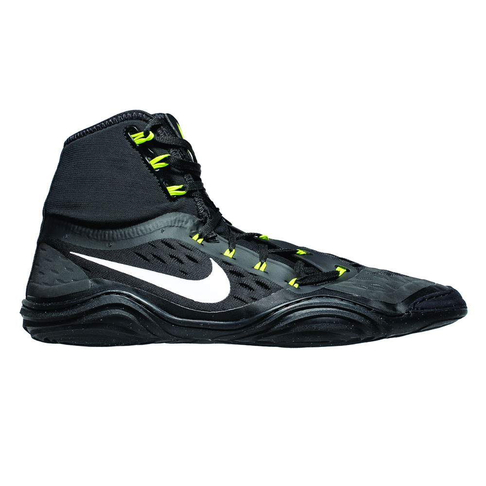 Nike Hypersweep Wrestling Shoes - Black/Volt