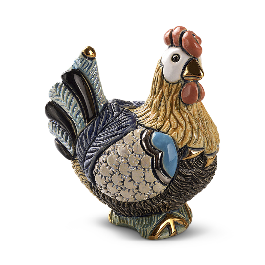 Blue Hen Figurine | De Rosa Collection