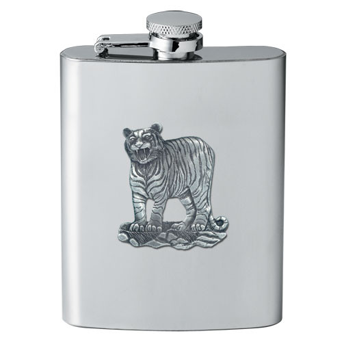 Tiger Flask | Heritage Pewter