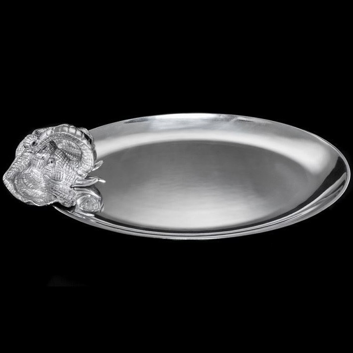 Elephant Oval Platter | Arthur Court Designs