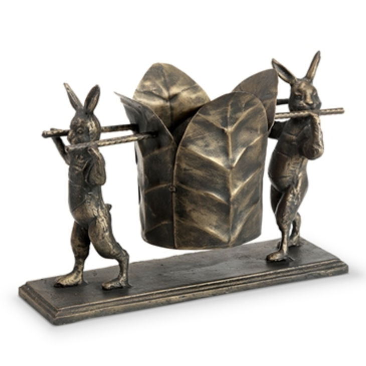 Pair of Rabbits Wine Holder | Wine Holder | SPI Home | 51145