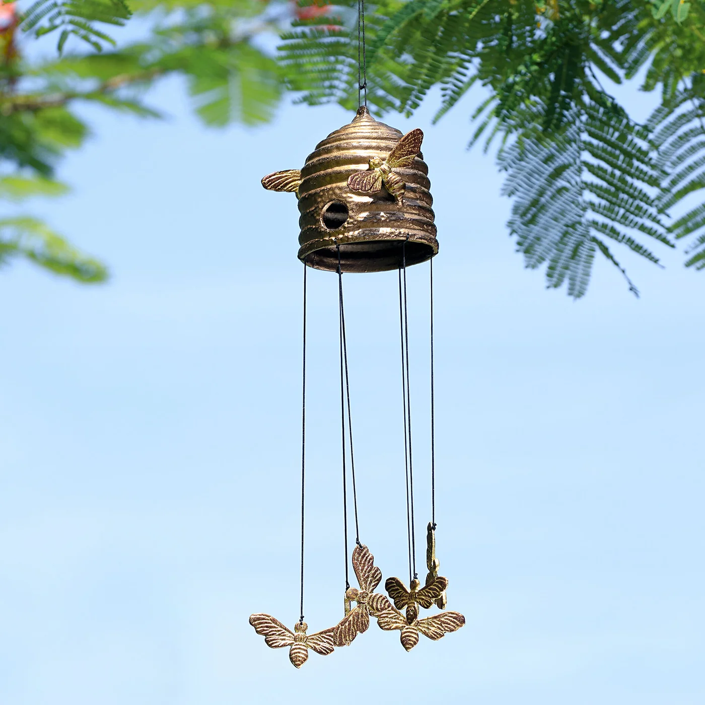 Bee and Beehive Wind Chime | SPI Home | 35125