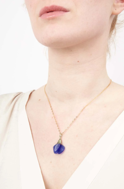 False Indigo Pendant Necklace | Michael Michaud