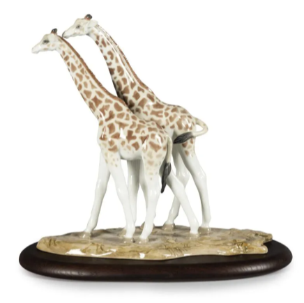 Giraffes Porcelain Figurine |Giraffe Figurine | Lladro