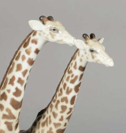 Giraffes Porcelain Figurine |Giraffe Figurine | Lladro