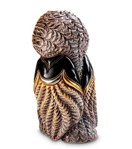 African Cape Owl Ceramic Figurine | De Rosa Collection | Sculpture