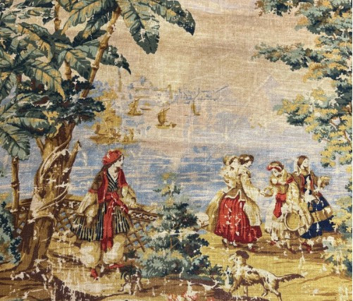 Provence Washed Linen Comforter Set | Floral | Bird | Dog | French ...