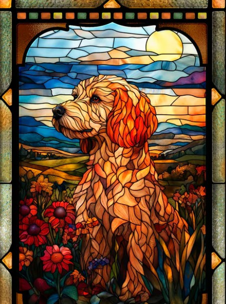 Pug Stained Glass Art | Dog | Wild Wings