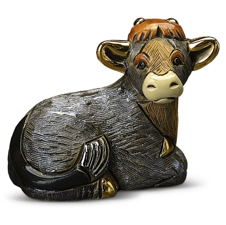 Ceramic Nativity Ox | Christmas Figurines | De Rosa Collection