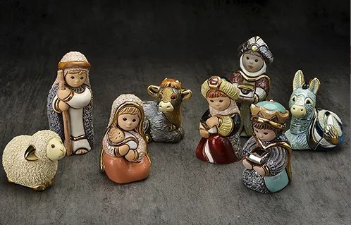 Ceramic Nativity Ox | Christmas Figurines | De Rosa Collection