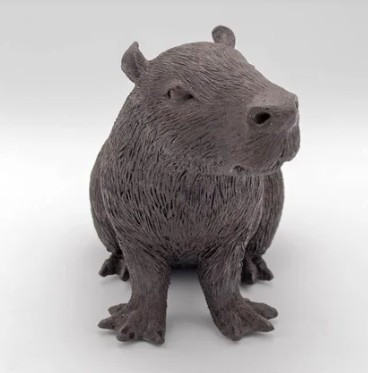 Hand Sculpted Capybara Sculpture | Bronwen Weber