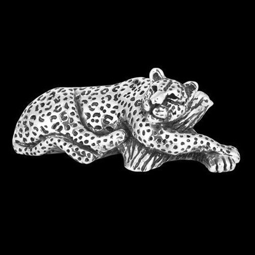 Reclining Leopard | A501 | Silver Plated | D'Argenta
