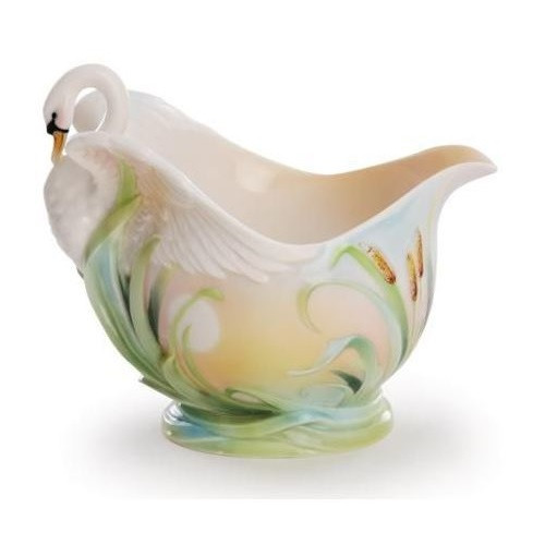 Swan Creamer | Southern Splendor | Porcelain | Franz