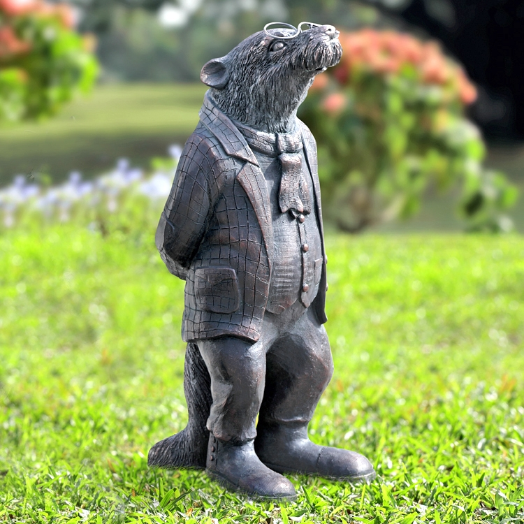 Gentleman Mole Garden Sculpture | SPI Home