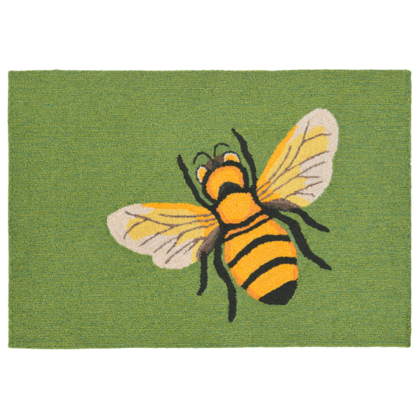 Bee Green Area Rug | Trans Ocean