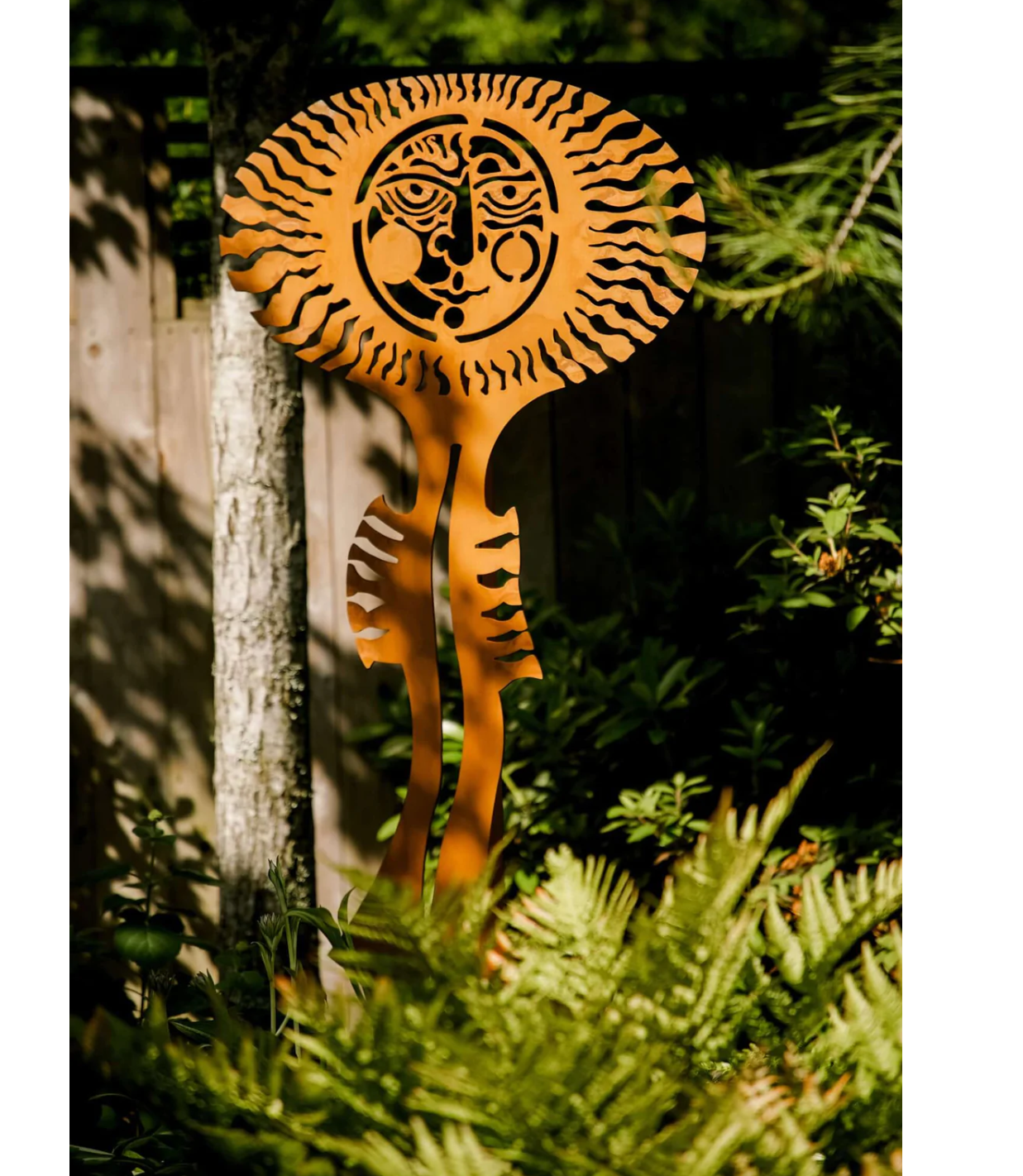 Hand Forged Sun Totem Sculpture | Steel | Cricket Forge