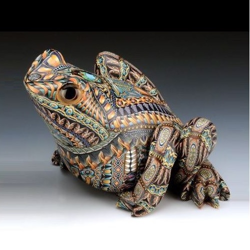 Frog Papa Figurine | Jon Anderson | FimoCreations