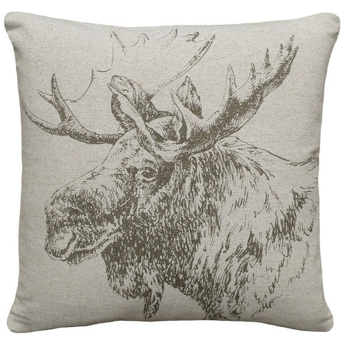 Moose Linen Pillow | Moose Pillow