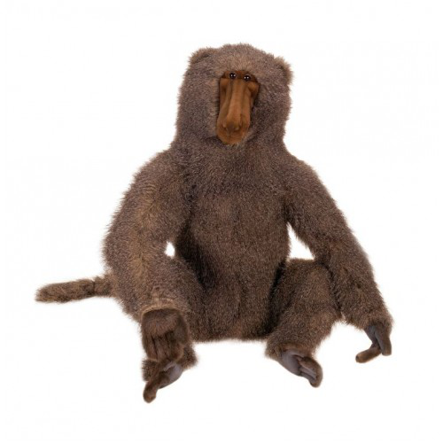 Adult Baboon Large Stuffed Animal | Baboon Plush Statue | Hansa Toys