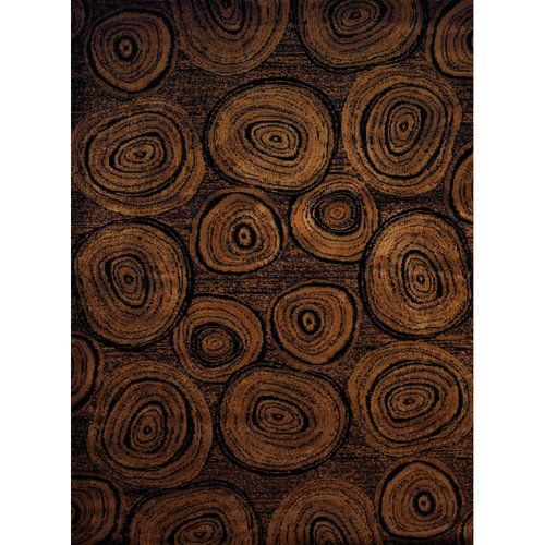 Wood Log Pattern Area Rug "Timber Lodge" | Log Print Area Rug