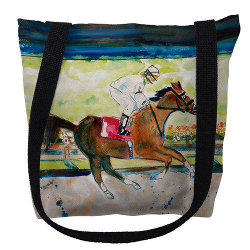 Racing Horse Tote Bag | Horse Tote | Betsy Drake