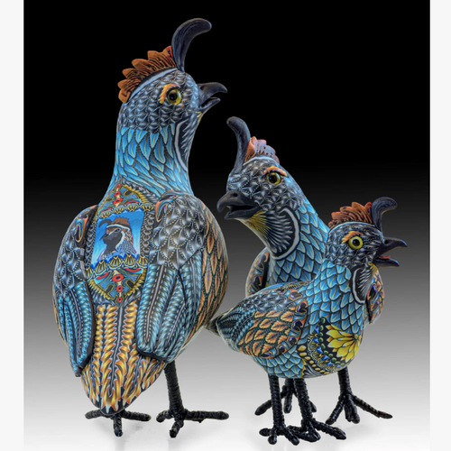 Quail Baby Figurine | Fimo Creations | Polymer Clay Quail Sculpture