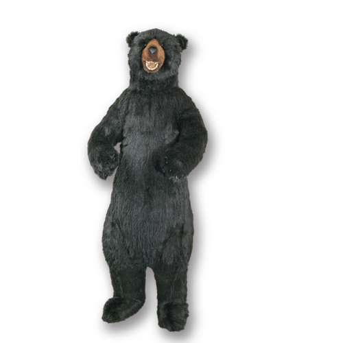 Standing Black Bear Smiling with Teeth Plush | Stuffed Animal | Life ...