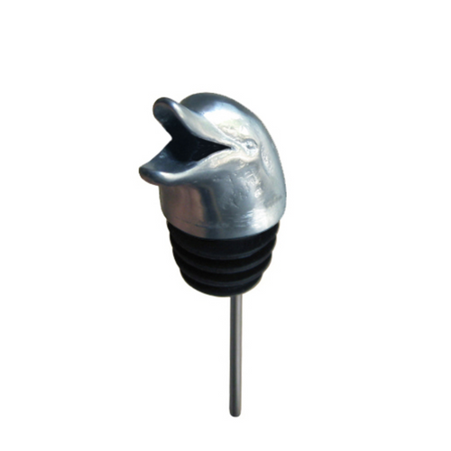 Stainless Steel Carved Dolphin Wine Pourer - Aerator | Dolphin Wine ...