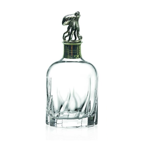 Carved Pewter Octopus Decanter | Bar Accessories | Menagerie