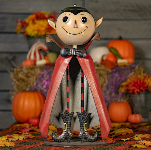 Pumpkin Vampire Candy Holder | Zaer International | ZR190343