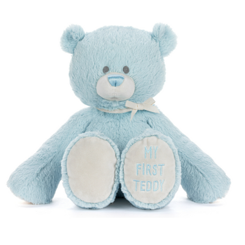 My First Teddy Pale Blue | Stuffed Animal